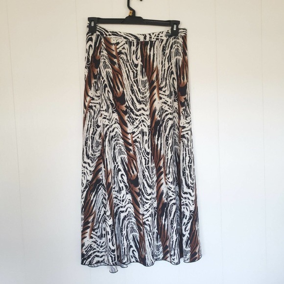 Ninety | Skirts | Ninety Womens Animal Print Maxi Skirt Size S Medium ...